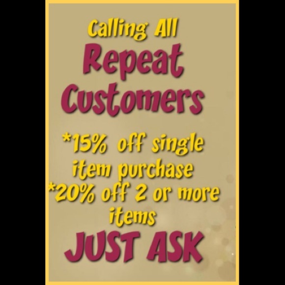 Other | Repeat Customer Discounts | Poshmark
